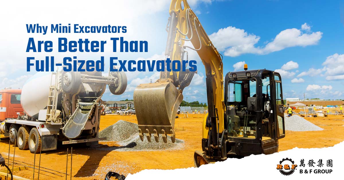 Why Mini Excavators Are Better Than Full-Sized Excavators
